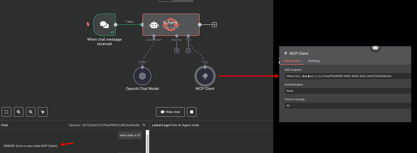 Need Help: MCP Server Trigger Not Working (curl: (18) error) - Questions - n8n Community