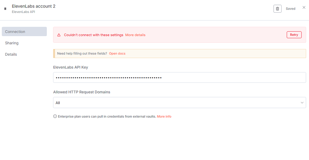 API Connection Error - Questions - n8n Community