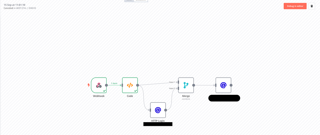 Workflow not terminating when code node returns no output - Questions - n8n