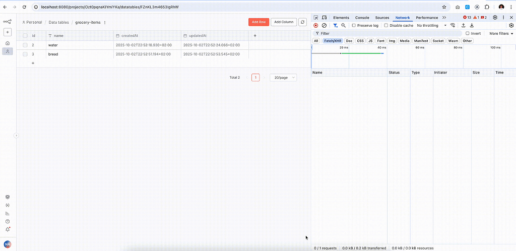 Refresh table data button in DataStore details view - UI - n8n Community