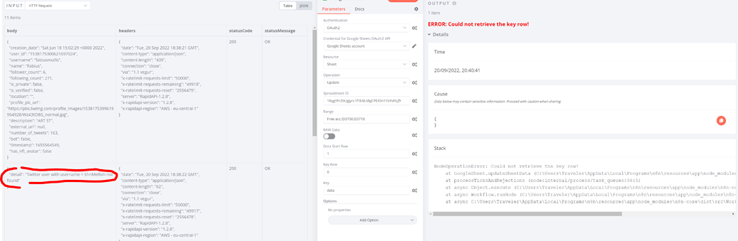 HTTP Request : variables in query parameters - Questions - n8n