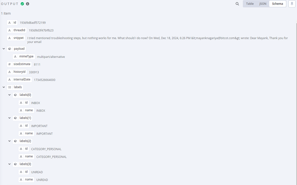 Issue with Gmail Trigger Node: Unable to Access Full Previous Conversation Context - Questions ...