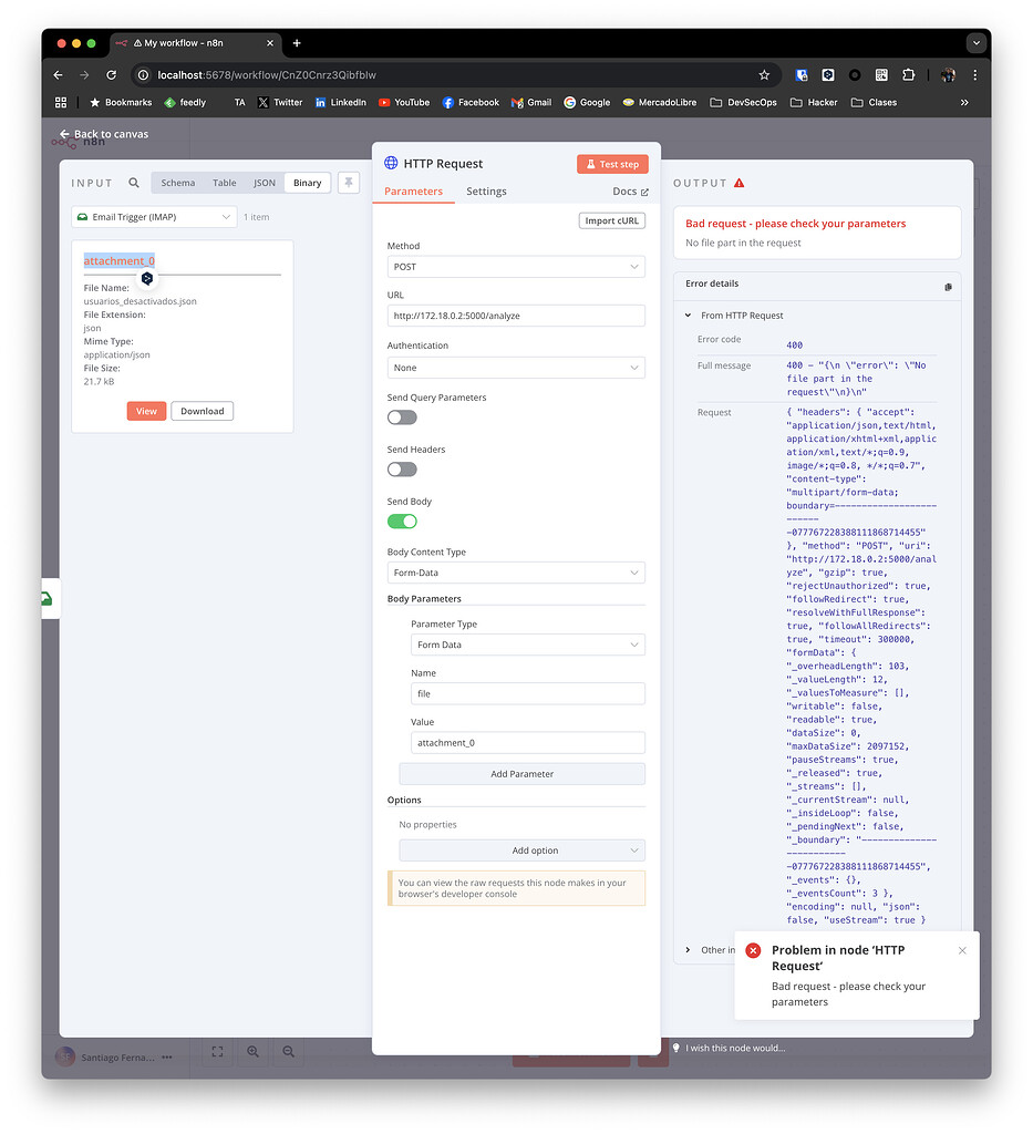 Sending Attachments from an Email to an API - Questions - n8n Community