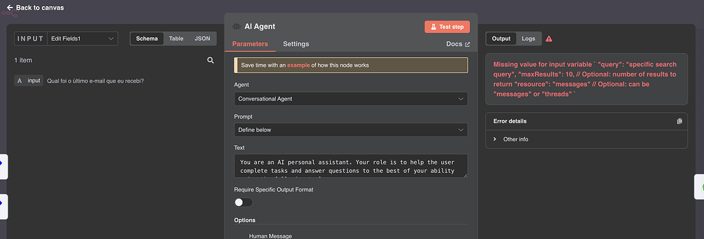 AI Agent node not able to invoke a custom LangChain Code tool - Questions - n8n Community