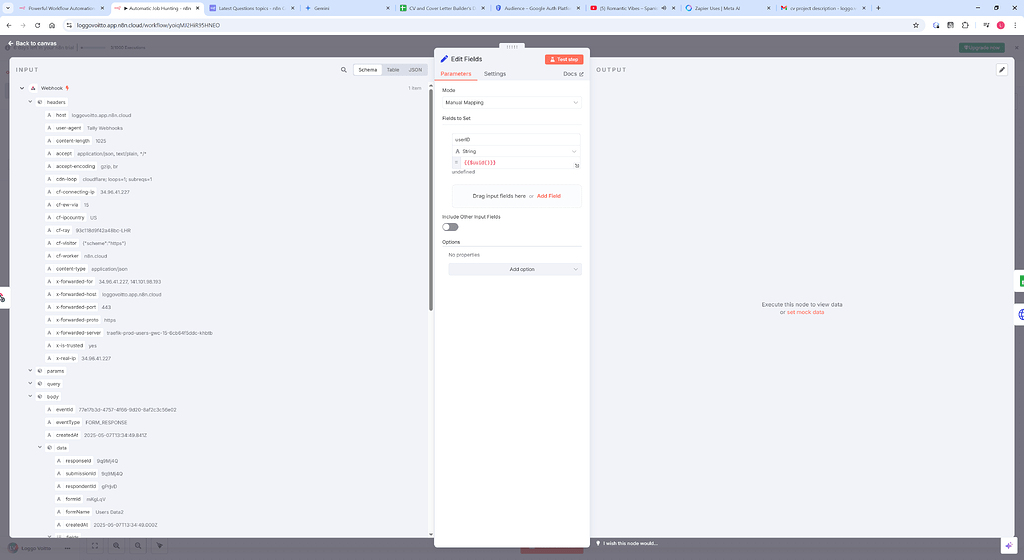 Help with {{$uuid()}} in the Edit Fields node. Keep getting error for no reason - Questions ...