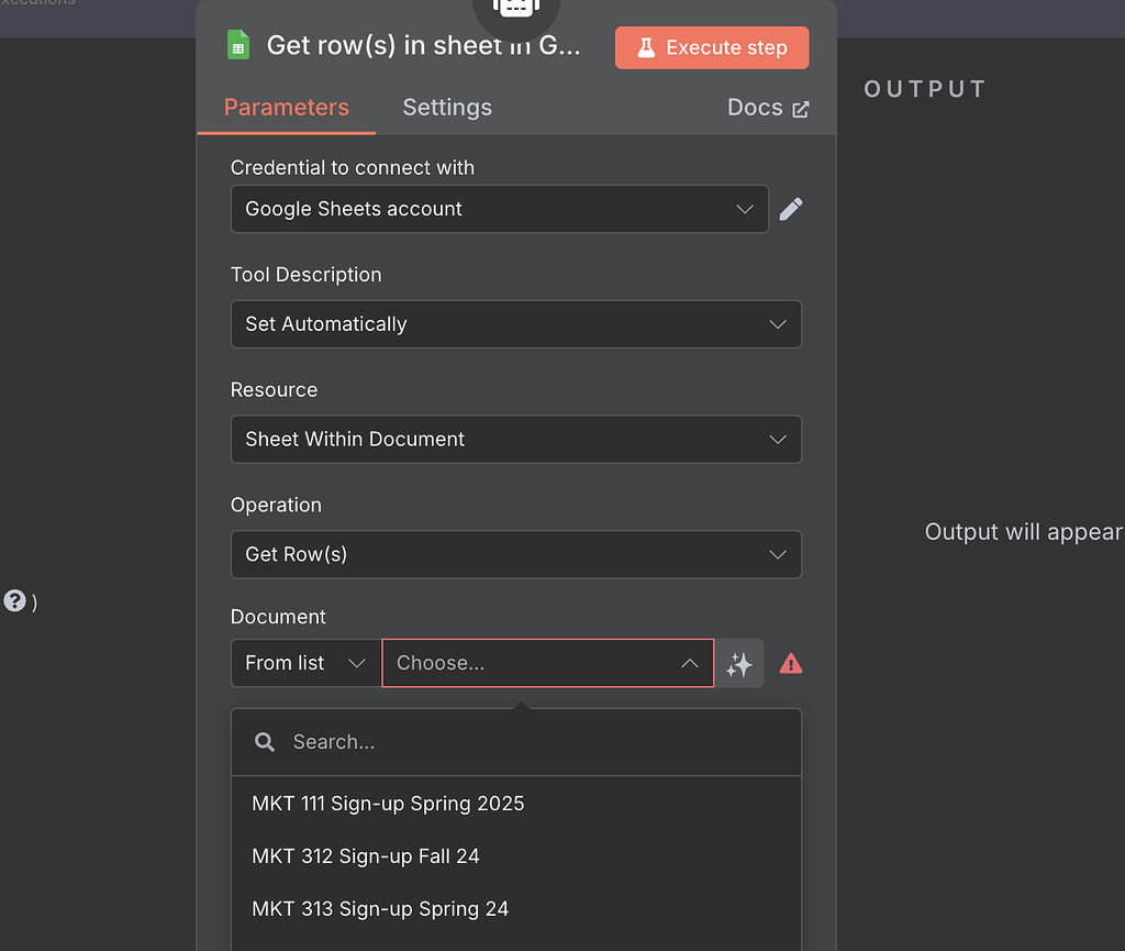 Google sheets access - Questions - n8n Community