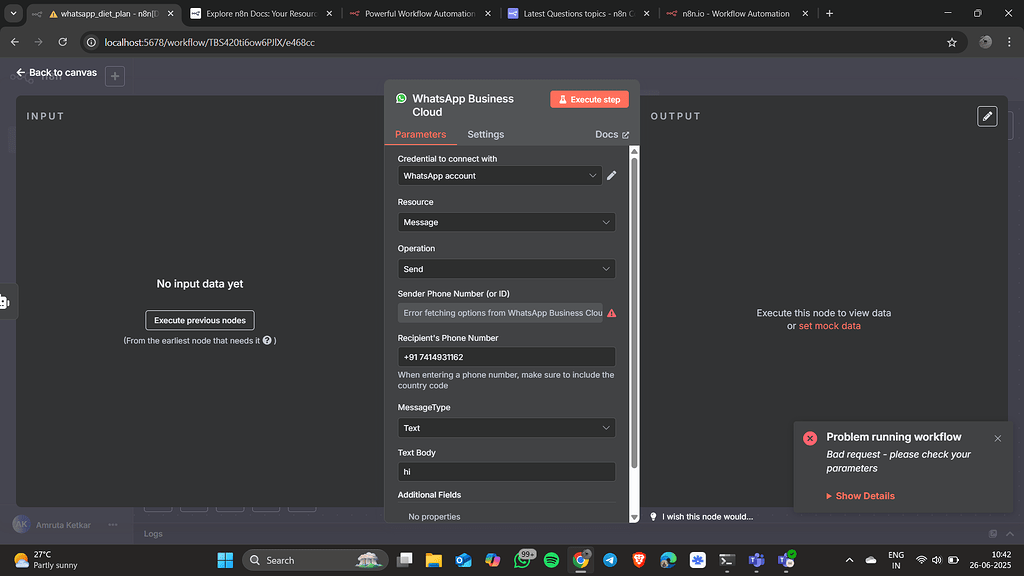 How to connect the whatsapp node on n8n - Questions - n8n Community