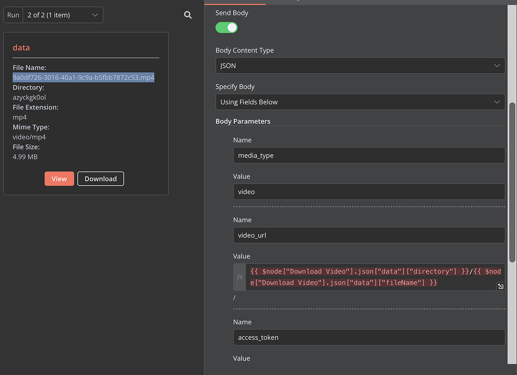 Access "Directory" and "File Name" properties of binary file (get request) - Questions - n8n ...