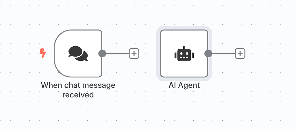 Chat not could not connect to ai agent node - Questions - n8n Community