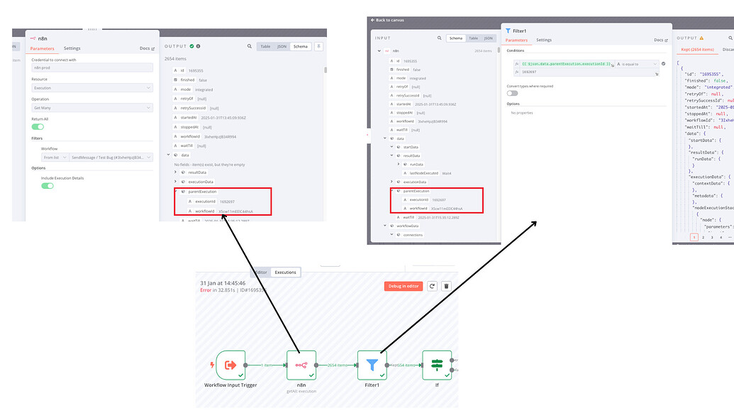 Duplication Execution Issue: 181 Items Requested, 542 Executions Triggered with Execute Workflow ...
