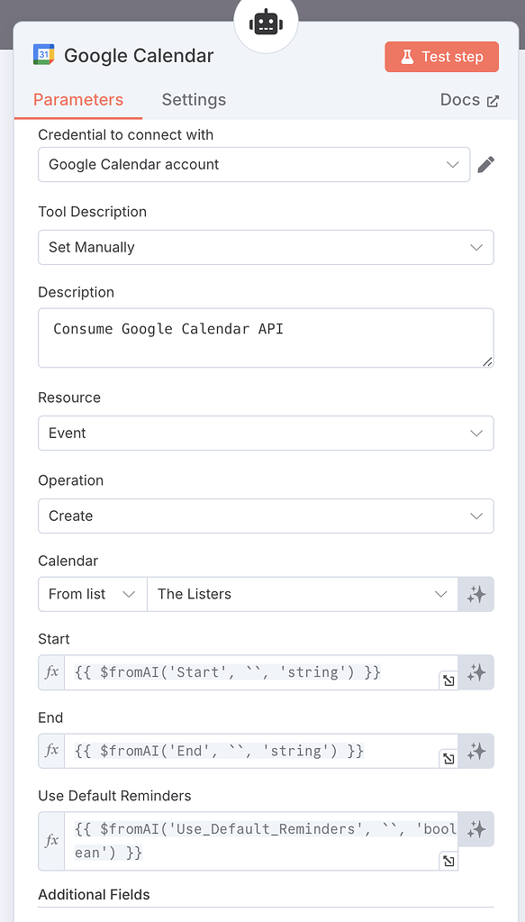 Google Calendar - Get List, always errors - Questions - n8n Community