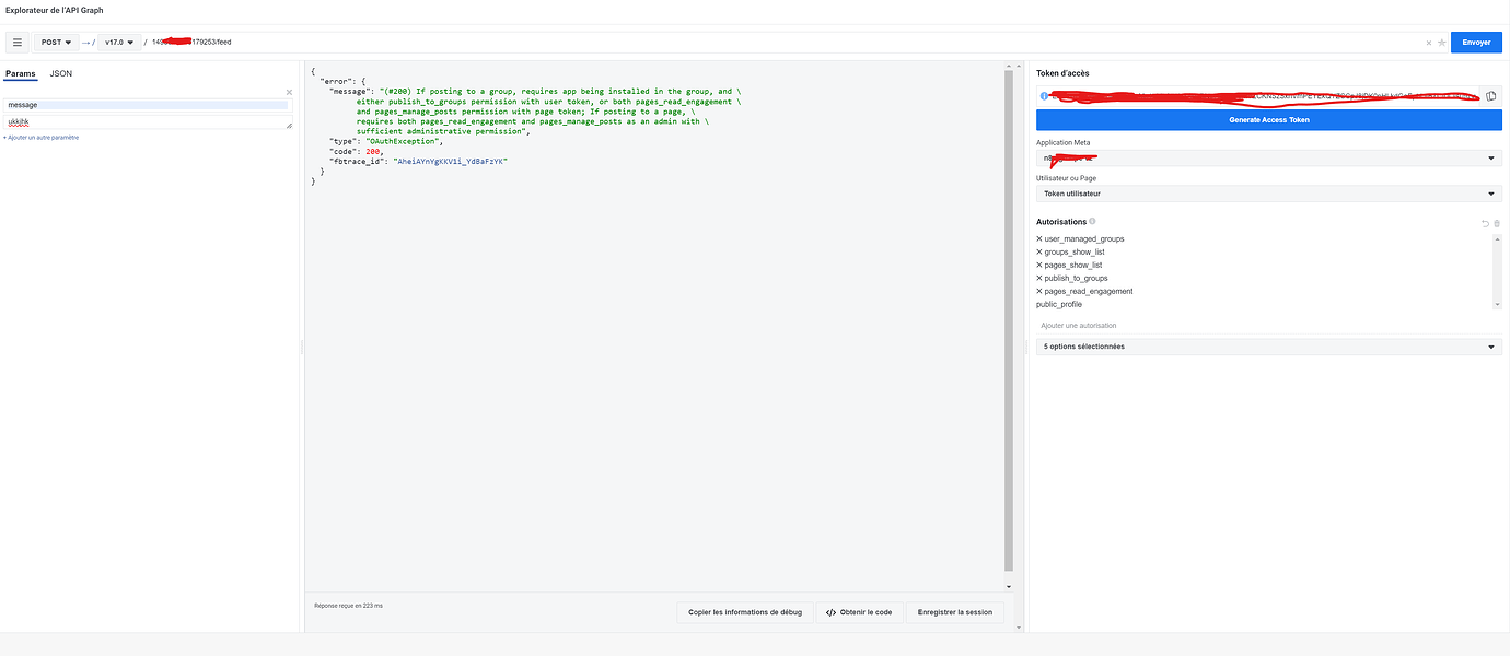 How To Post Facebook Page Using The Facebook Graph Api Node Questions N8n Community