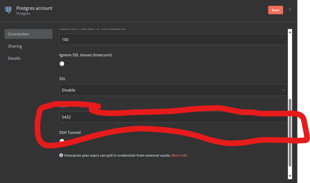 Help: Cannot connect n8n Postgres Account to my Supabase PostgreSQL ... Help: Cannot connect n8n Postgres Account to my Supabase PostgreSQL ...
