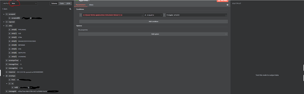 Wait-Node with Form and accessing user input in next step - Questions - n8n Community