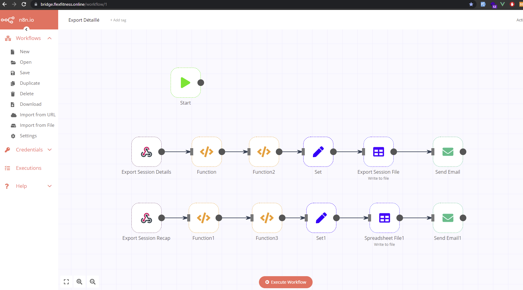 How To Run This Workflow Without Click On Execute Workflow From Laravel