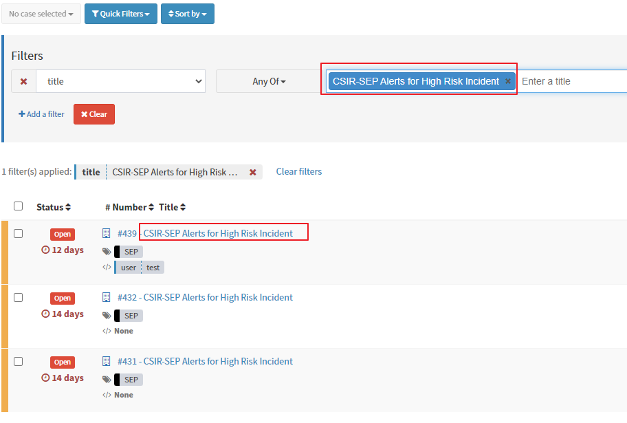 Bug for Filters on Thehive - Questions - n8n Community