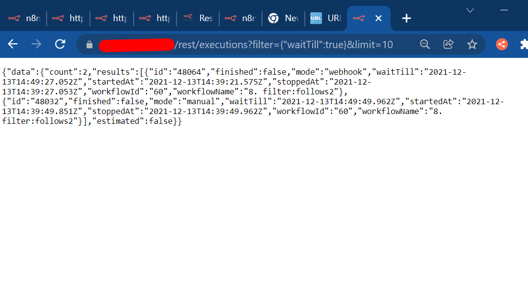 Rest Executions Doesnt Detect All Waiting Workflows Questions N8n Community