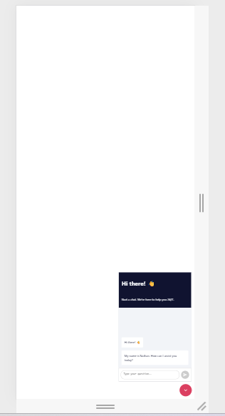 Embedded chatbot doesnt apply the correct style on the input textarea and send button ...