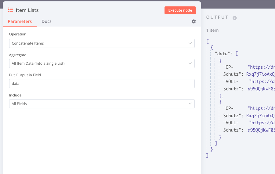 Merging Data From A Loop Into One Item For Further Processing Questions N8n Community
