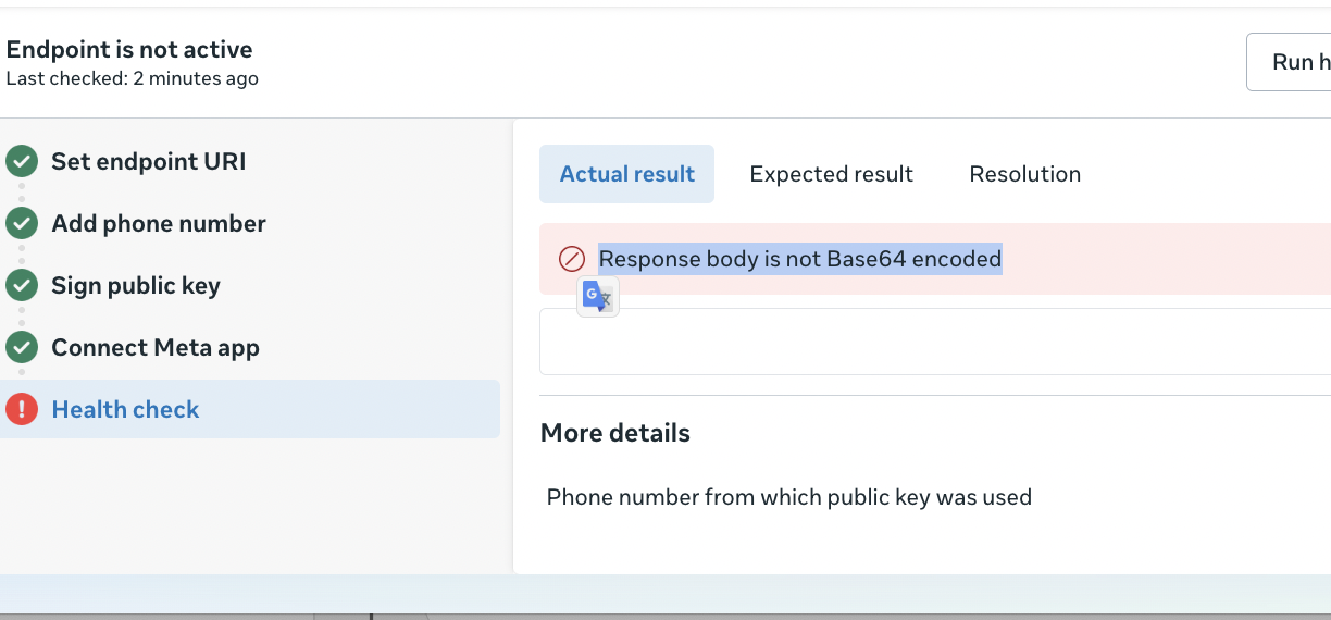 🆘 URGENT: WhatsApp Flow Endpoint - "Response body is not Base64 encoded" Error - Questions - n8n ...