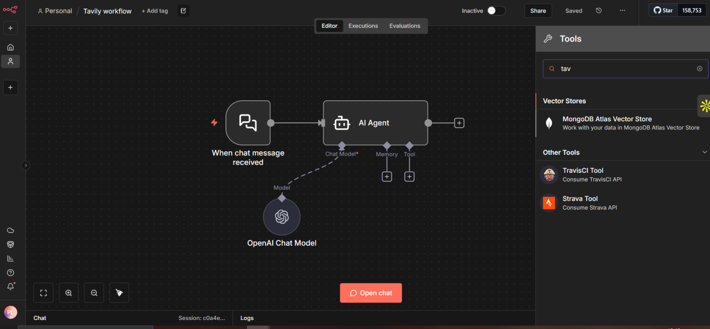 Why can't I see the Tavily tool node? - Questions - n8n Community