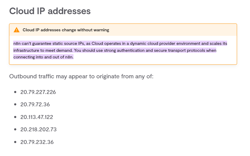 Connect from Cloud to IP restriction FTP - Questions - n8n Community