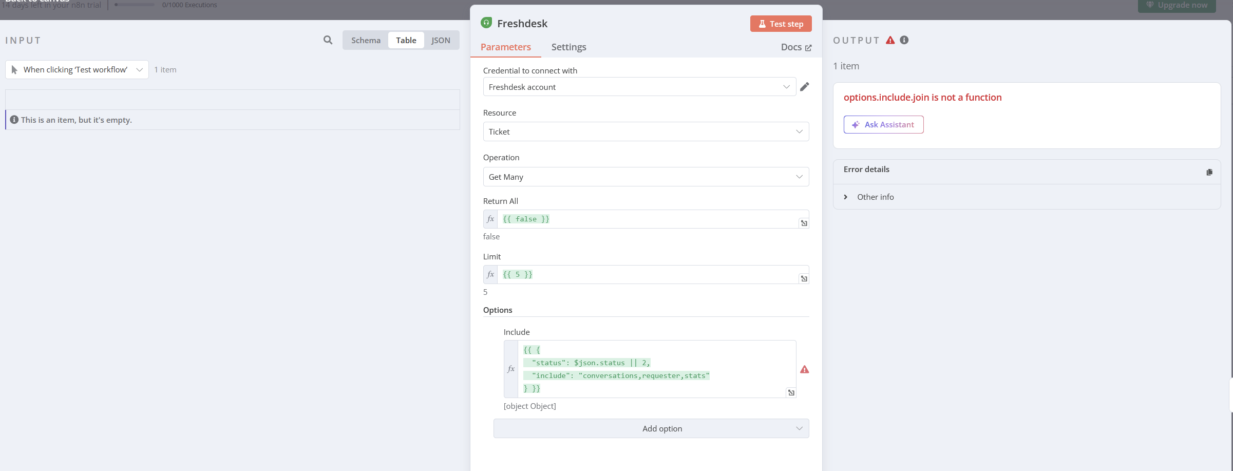 Freshdesk - Retrieve Ticket Email Content - Questions - n8n Community