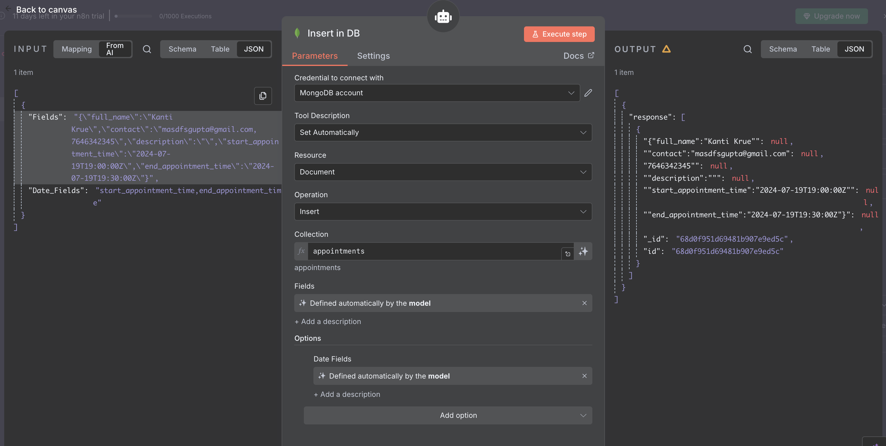 Ai Agent parsing issue with mongodb tool - Questions - n8n Community