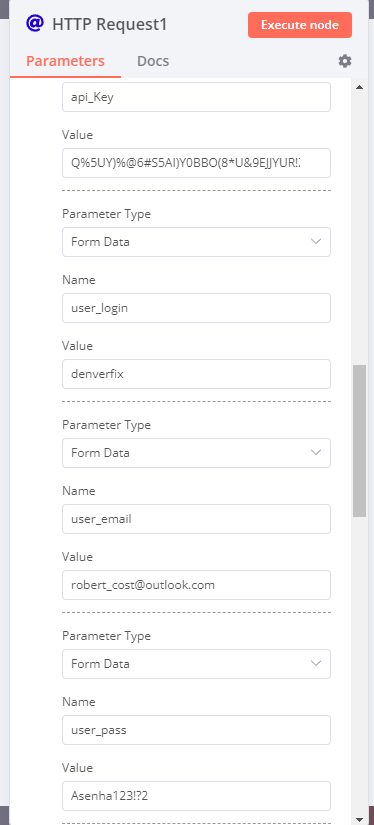 N8n giving error in API, and postman working fine, can't understand it - Questions - n8n Community