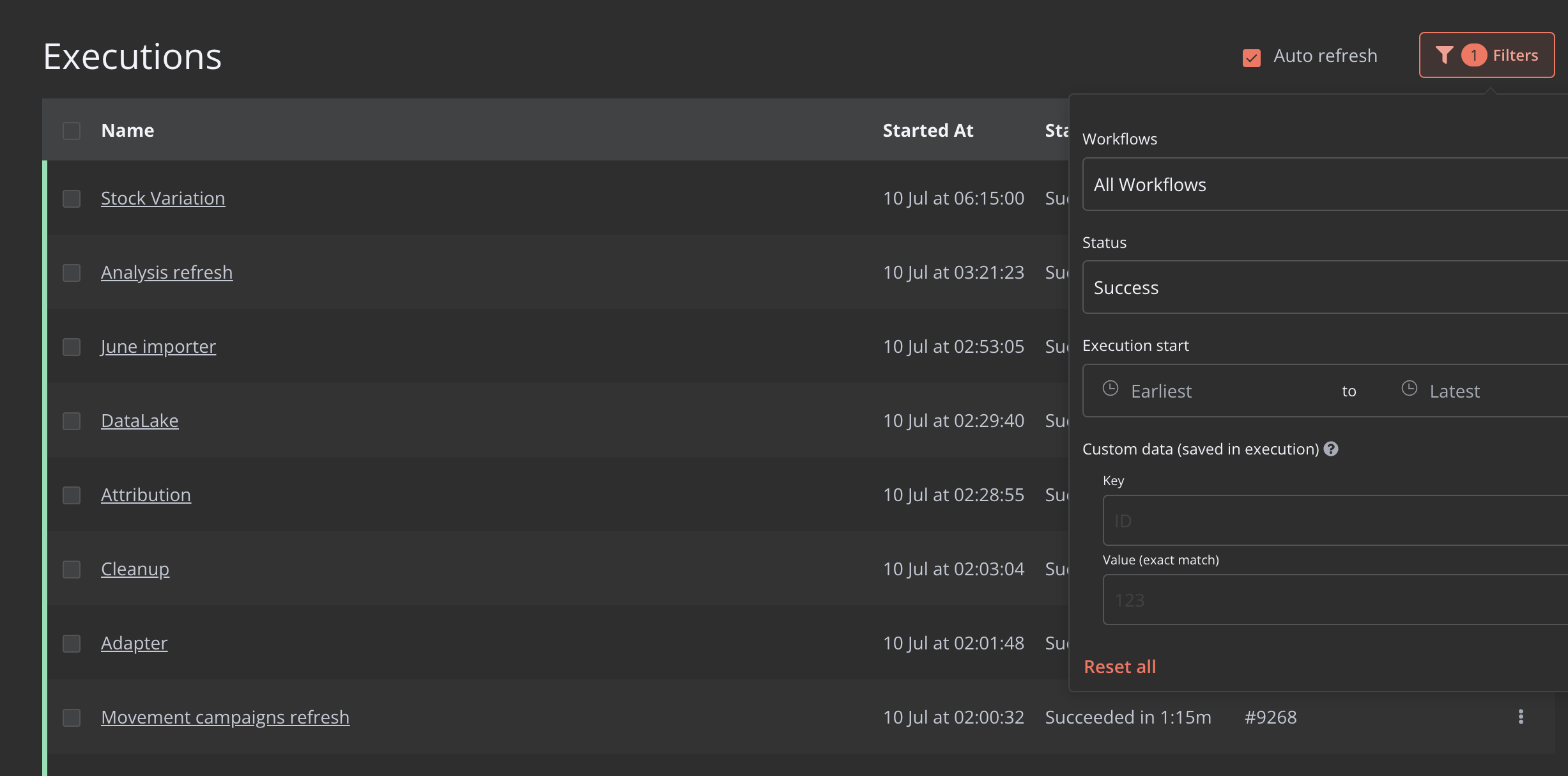Strange default sorting of all executions - Questions - n8n Community