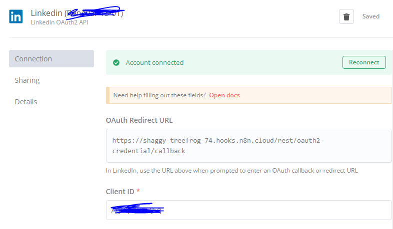 Linkedin credential errors - Page 2 - Questions - n8n Community