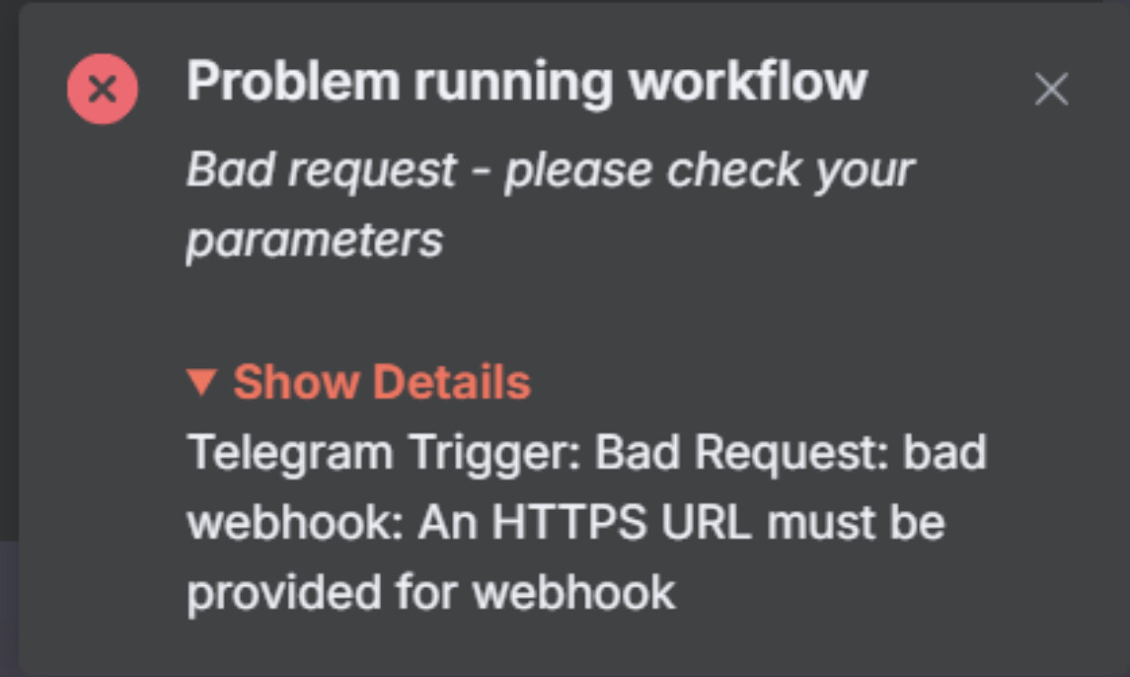 Telegram trigger with n8n on render - Questions - n8n Community