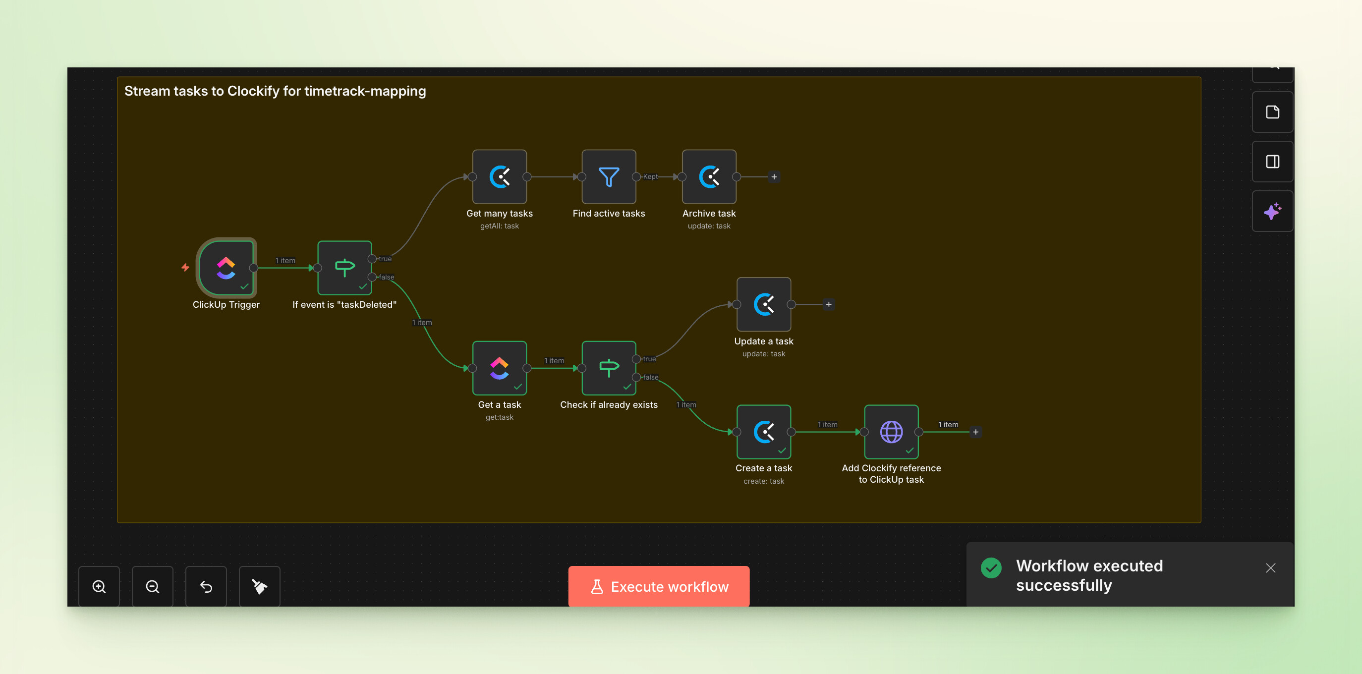 ClickUp trigger (task CRUD) error in production: 'key' argument ...