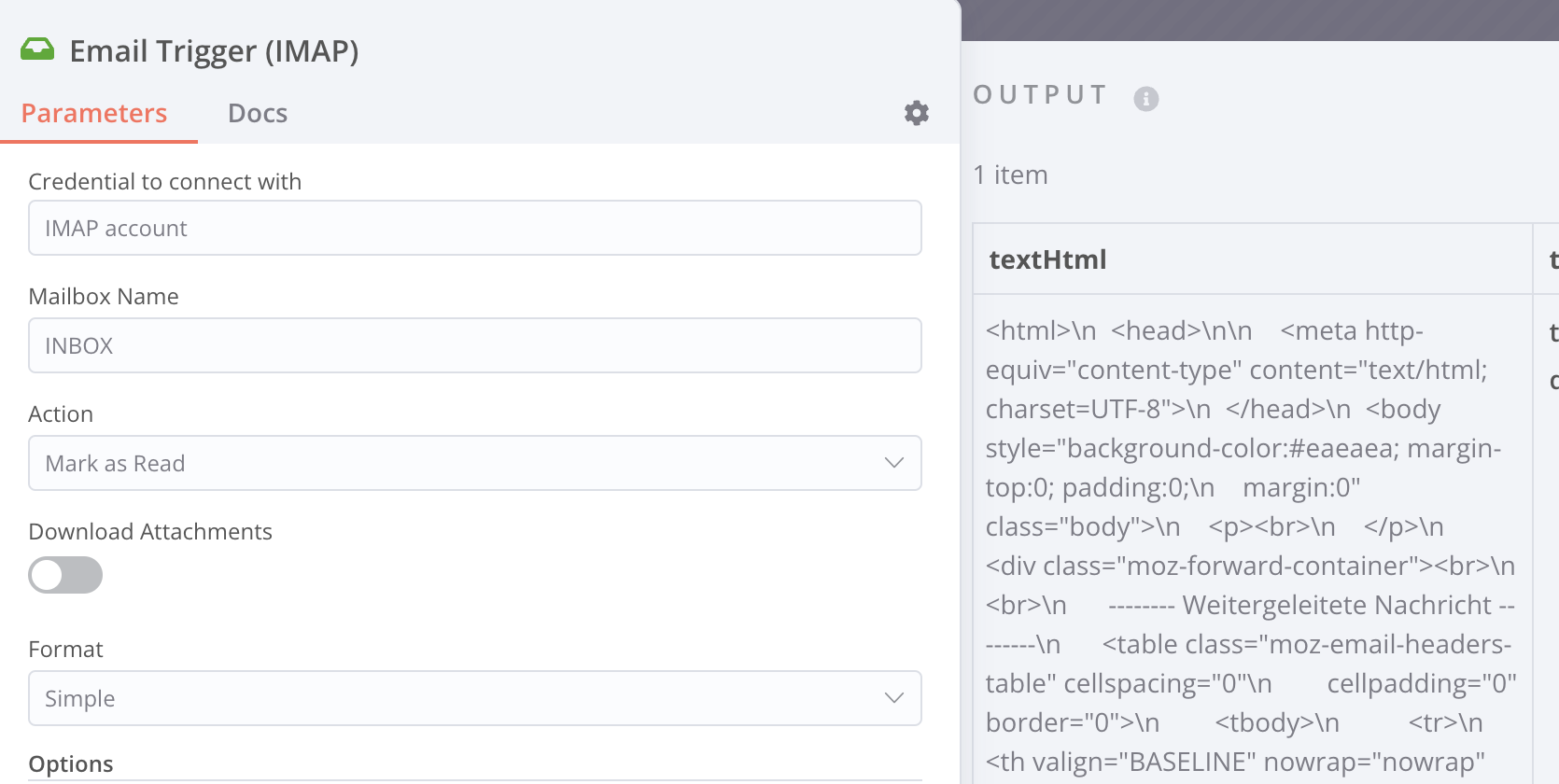 Email Trigger Texthtml Sometimes Is A String And Sometimes Is A Buffer Questions N8n Community