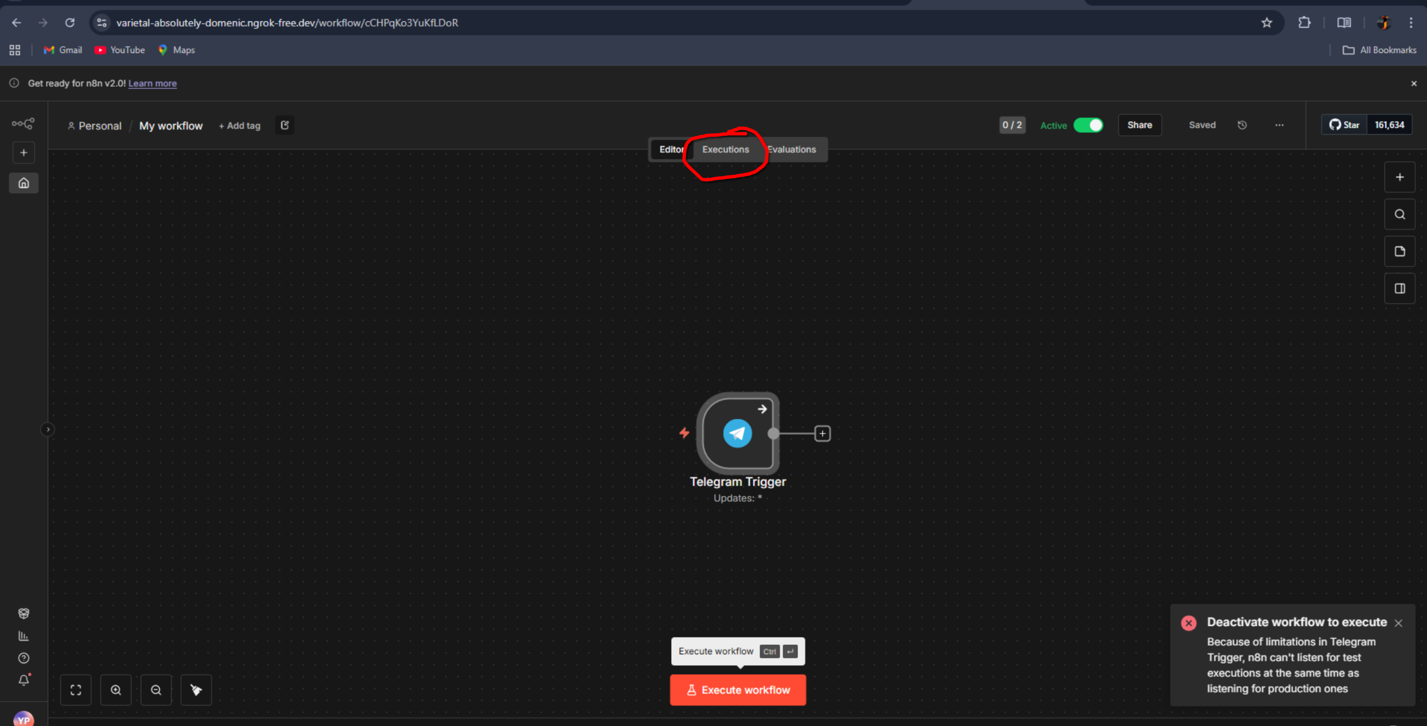 Telegram trigger issue with messaging response - Questions - n8n Community