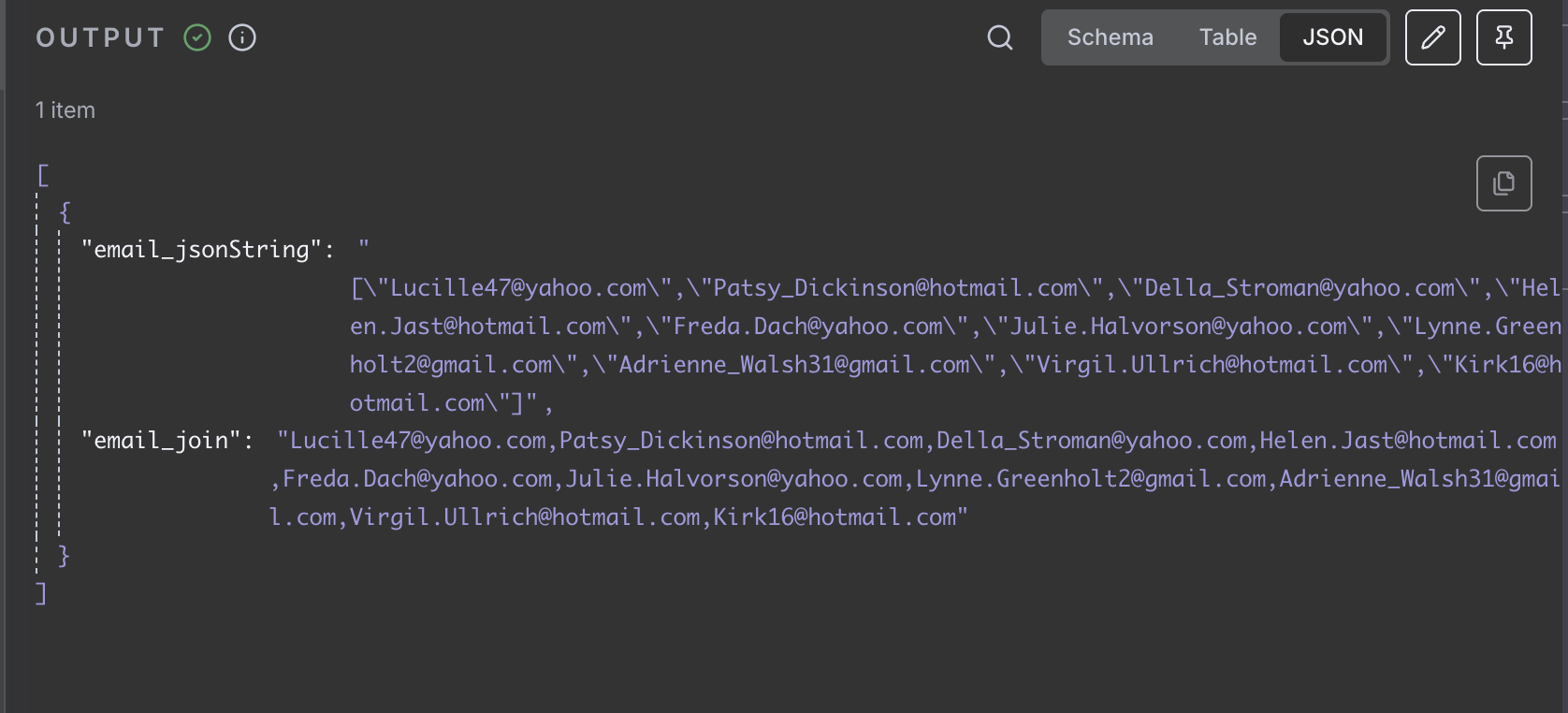 Parse json array Node Question/Answer chain - Questions - n8n Community
