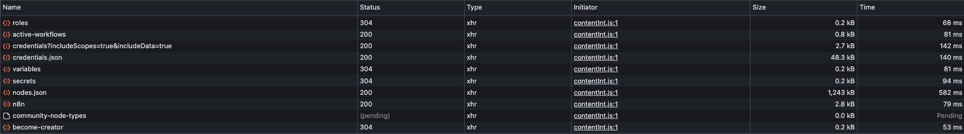 Self-hosted - n8n dashboard completely unusable with infinite "Loading" screen due to GET /rest ...