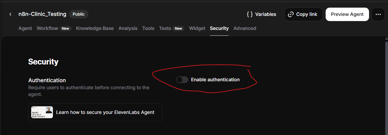 Authentication setup between n8n webhook and elevenlabs - Questions - n8n Community