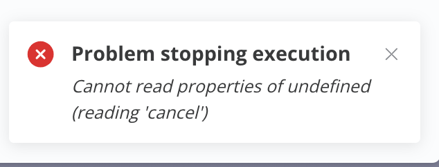Stopping execution doesn't work - Questions - n8n Community