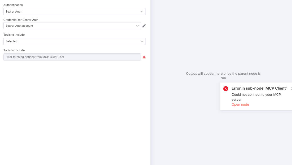 ERROR: MPC bearer auth error - Questions - n8n Community