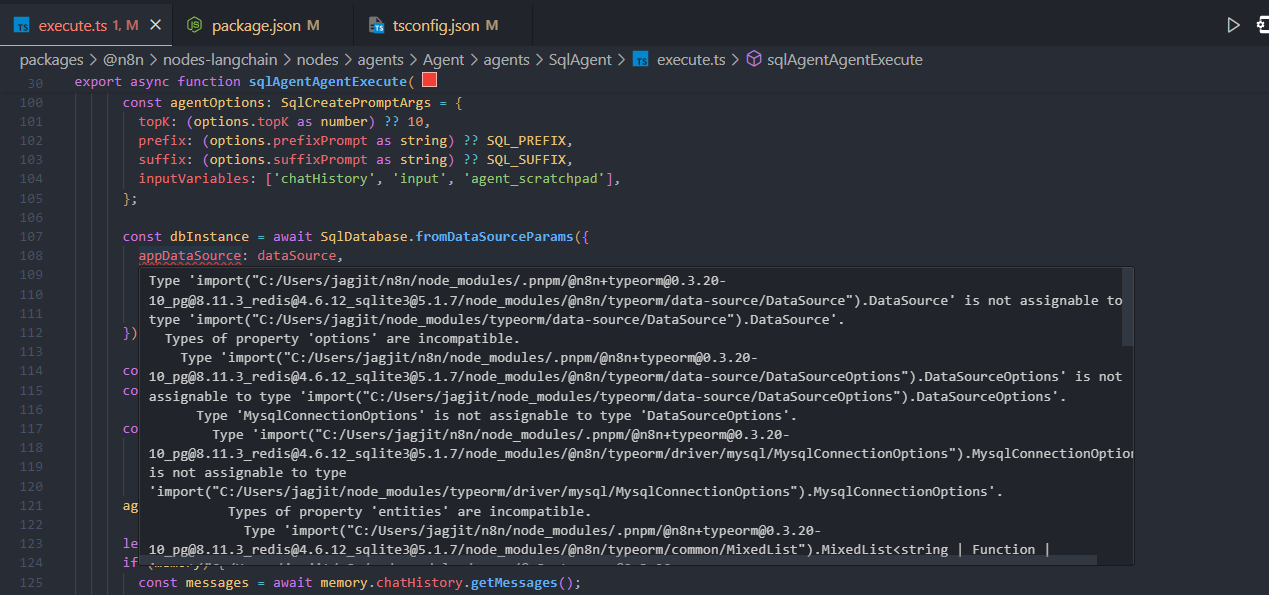 Error In Langchain Node Questions N8n Community