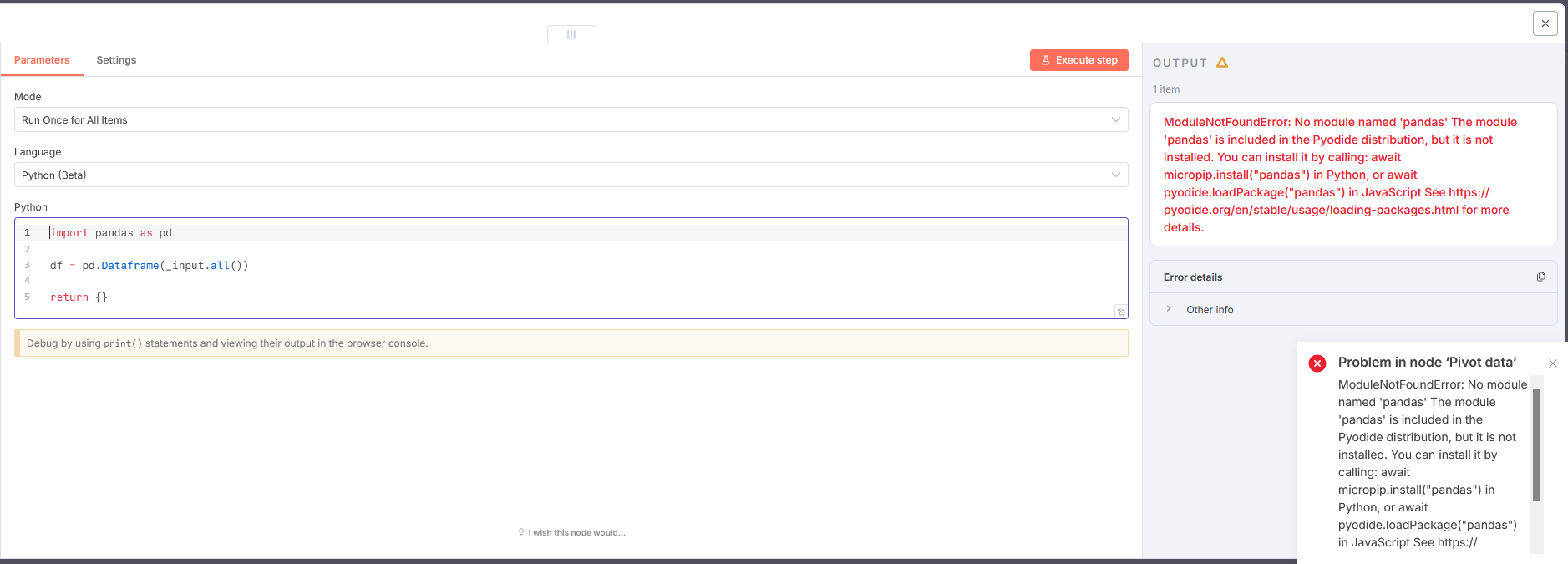 Python modules not being auto-installed - Questions - n8n Community