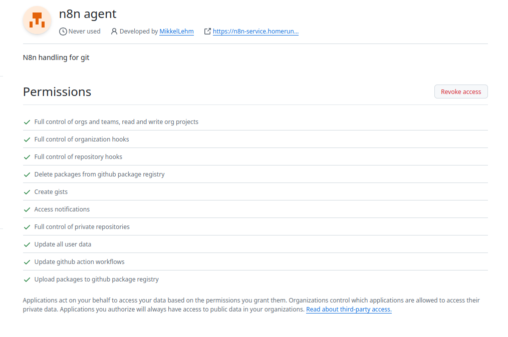 GitHub Credentials - Questions - n8n Community