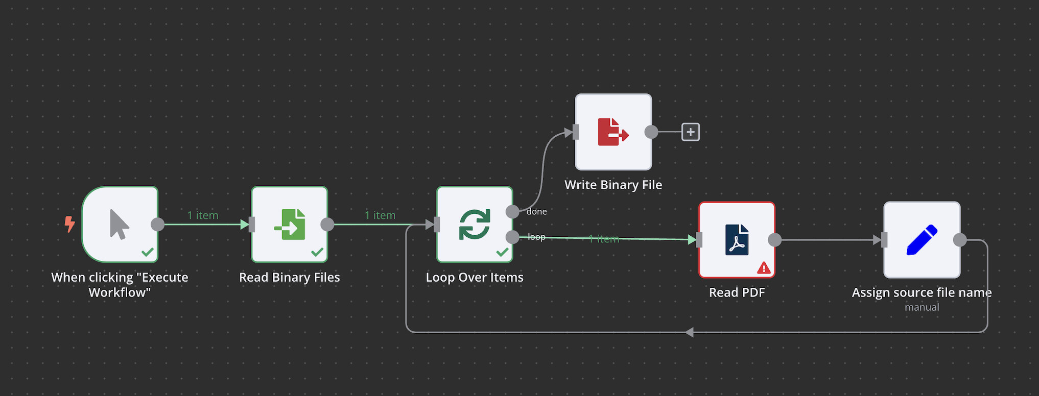 Error while Reading PDF's from local machine - Questions - n8n Community