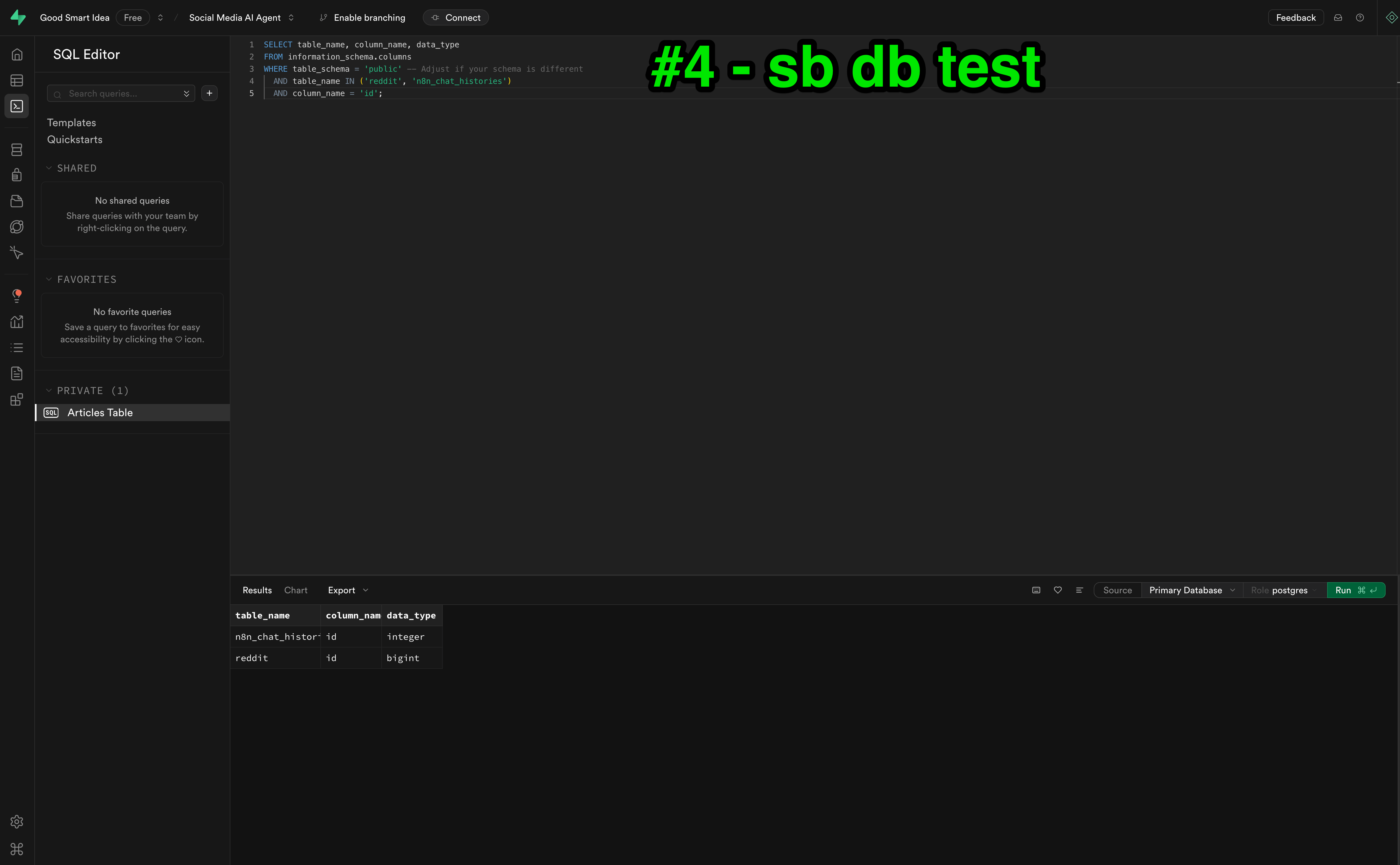 42804 Error on Supabase db and was just working - Questions - n8n Community