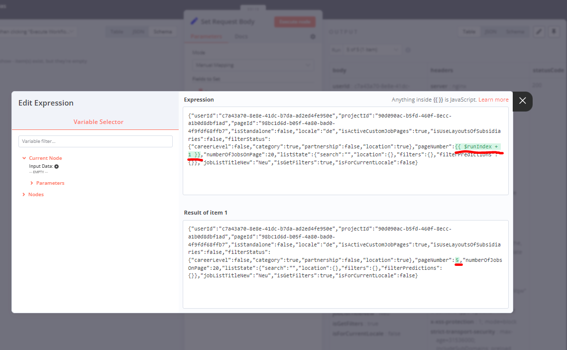 Paginate within json body - Questions - n8n Community Paginate within json body - Questions - n8n Community