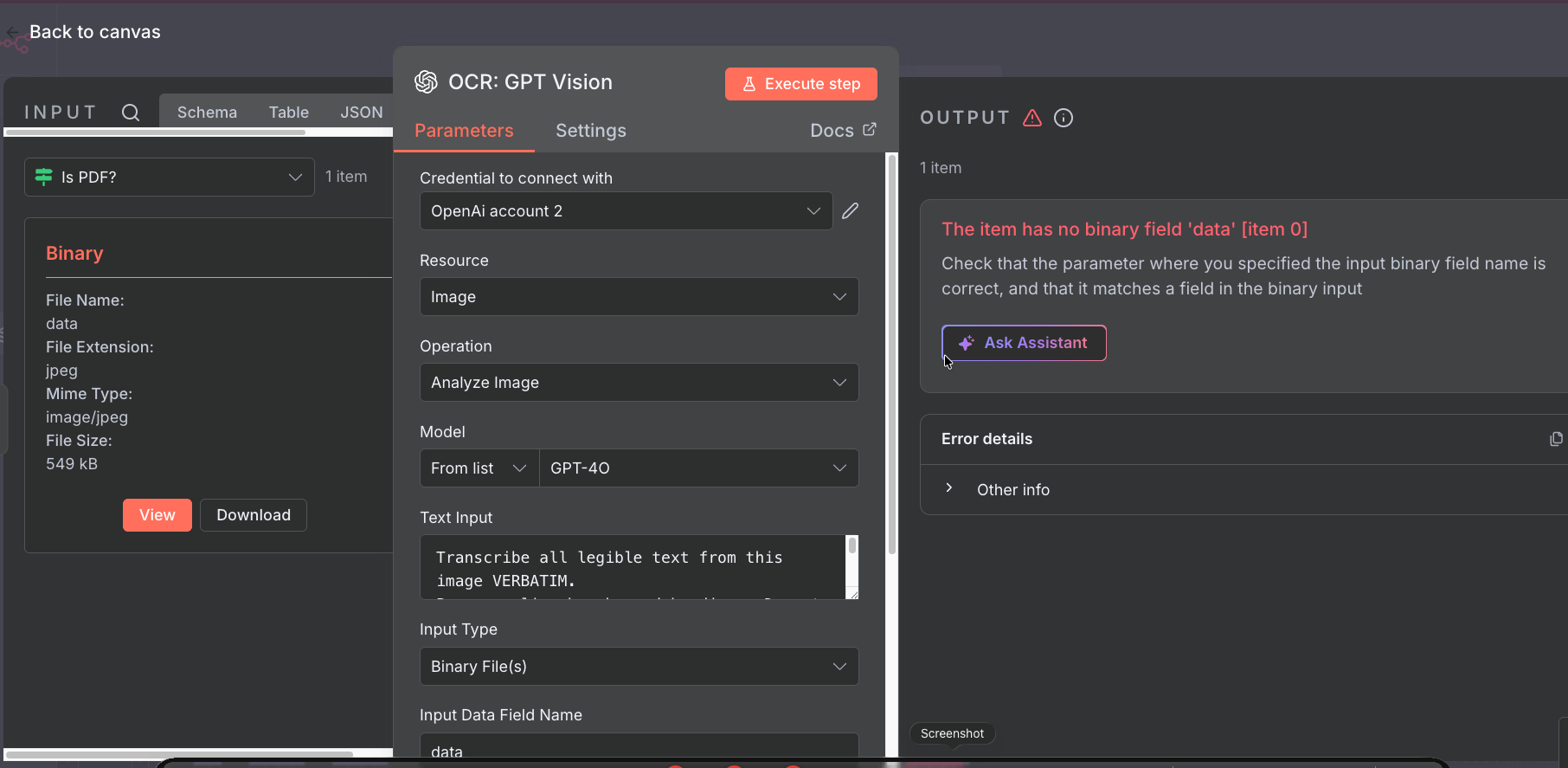 Passing Binary to GPT Image Analyzer - Questions - n8n Community