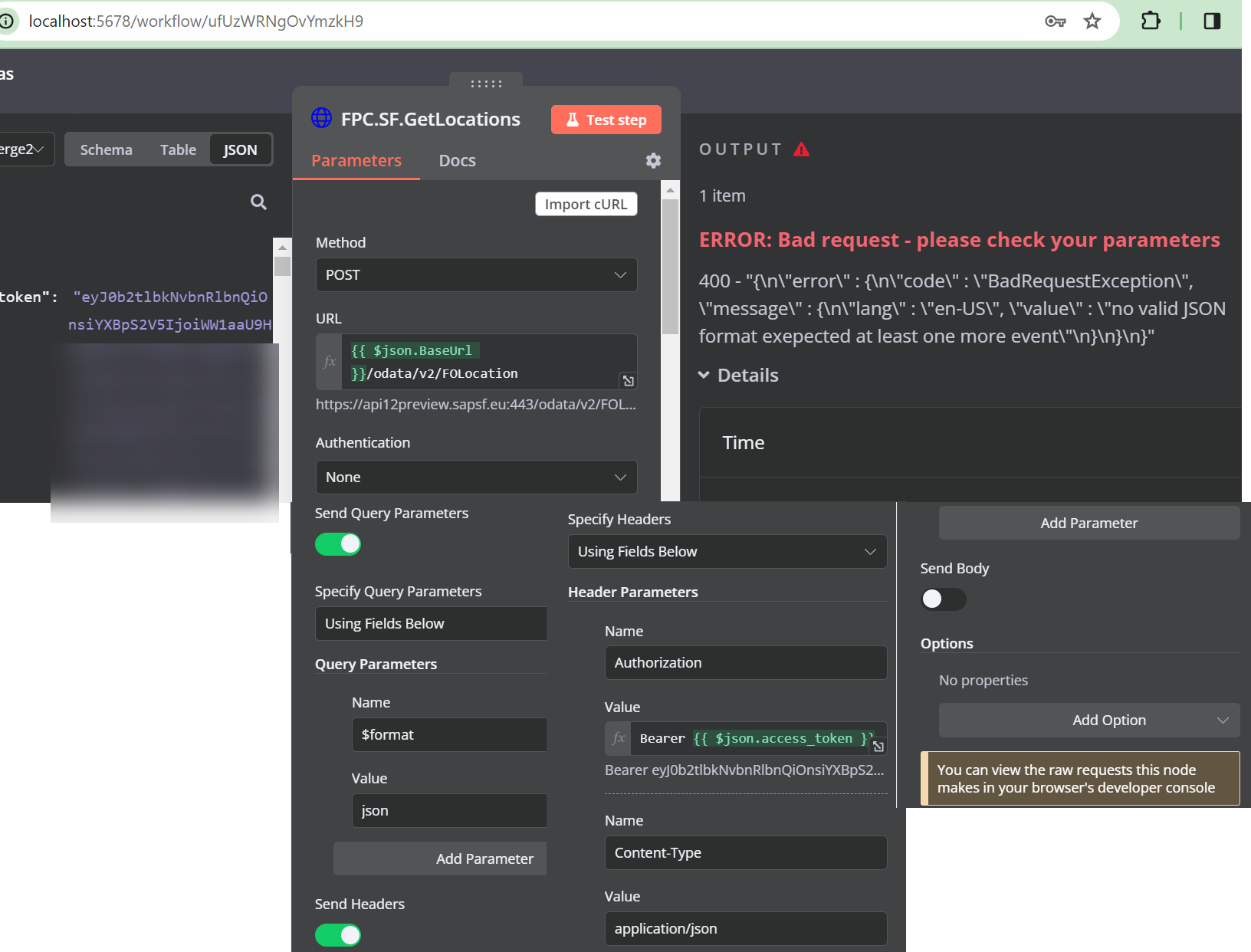 Request Node Making Sap Api Call Questions N8n Community