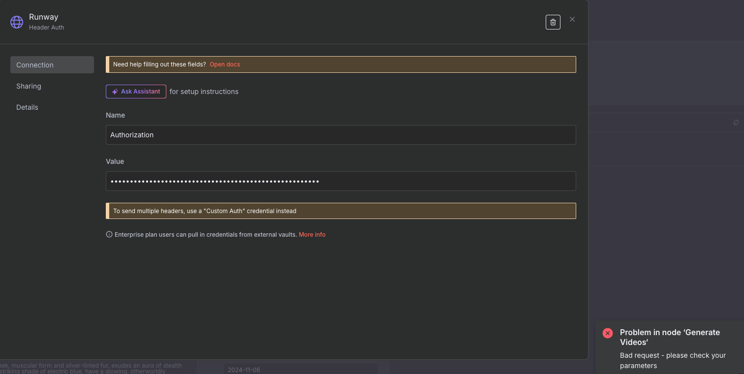 Authorization failed - please check your credentials - Questions - n8n Community