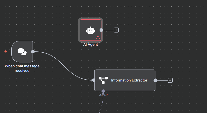 AI Agent Node with no input and output to nodes - Questions - n8n Community